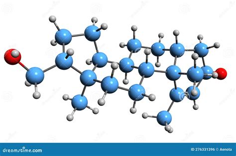 3d Image Of Metenolone Skeletal Formula Stock Illustration Illustration Of Anemia Hormone