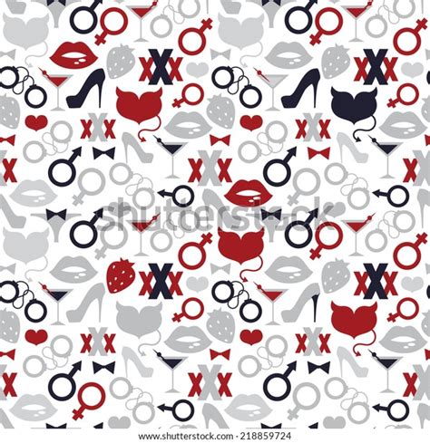 Sexy Seamless Texture Vector Illustration Stock Vector Royalty Free