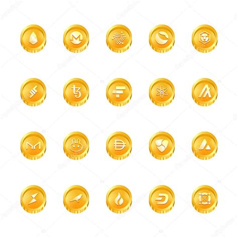 Cripto Monedas Monedas Sistema De Pago Digital Blockchain Concepto
