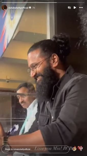 See You At The Top Rishab Shetty Cheers For Rcb At His First Match At