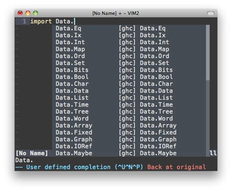 GitHub Vim Scripts Neco Ghc A Neocomplcache Plugin For Haskell