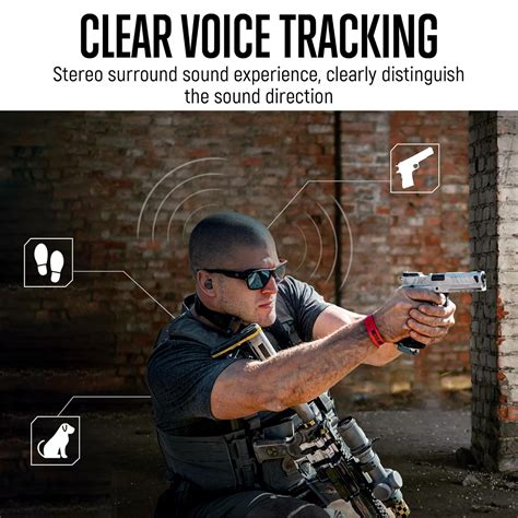 Gloryfire Shooting Ear Protection Earmuffs Bluetooth Hearing