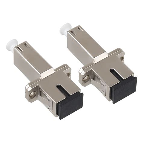 2 Stück Lc Auf Sc Adapter Buchse Auf Buchse Glasfaser Stecker Einzelmodus Upc Simplex