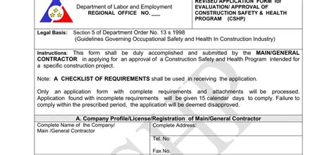 Construction Safety Form ≡ Fill Out Printable Pdf Forms Online