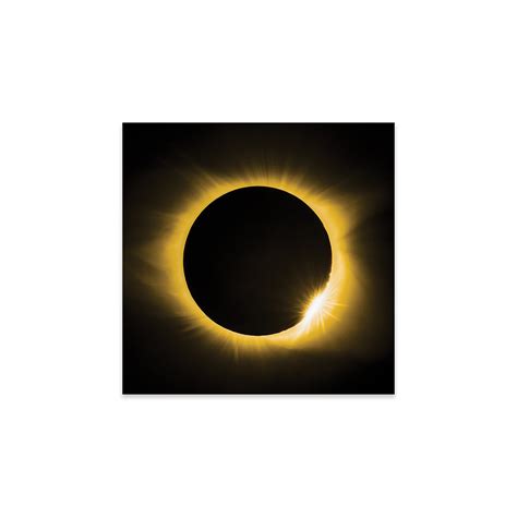 Ebern Designs Solar Eclipse With Diamond Ring By Jonathan Ross Photography Wayfair