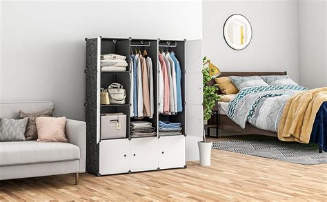 Maginels Large Cube Storage Organizer With Doors 14x18 Depth 12 Cube Organizer