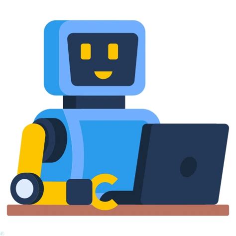 دانلود آیکون ربات استایل مسطح با فرمت Png