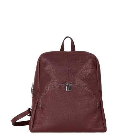 Bags And Purses Plum Small Pebbled Leather Backpack Bxbae Sostter