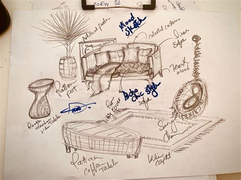 Sarah Mohammed On Linkedin Rough Sketch For A Boho Style Stay Tuned 😊
