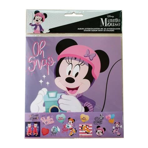 Άλμπουμ Με 50 Αυτοκόλλητα Μinnie Mouse Wanted