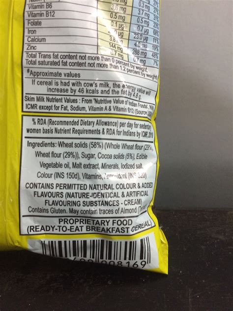 Kelloggs Chocos Foodnetindia Original And Independent Food Safety