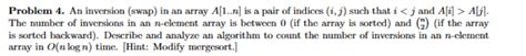Solved Problem 4 An ﻿inversion Swap In An ﻿array