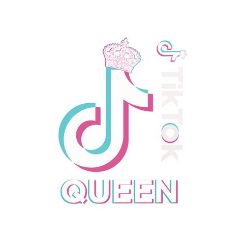 Tik Tok Queen Svg Tiktok Svg Queen Svg Tik Tok Logo Svg Inspire