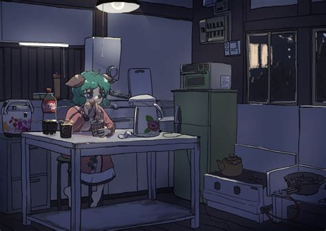 Leftame Kasodani Kyouko Coca Cola Touhou Commentary Request