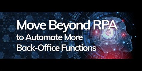 move beyond rpa to automate more finance office functions