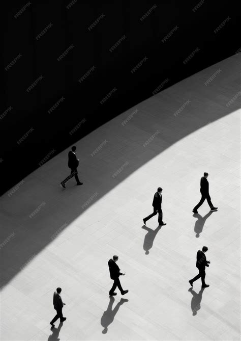 People Chasing A Person Running Silhouette Footwear Walking Premium
