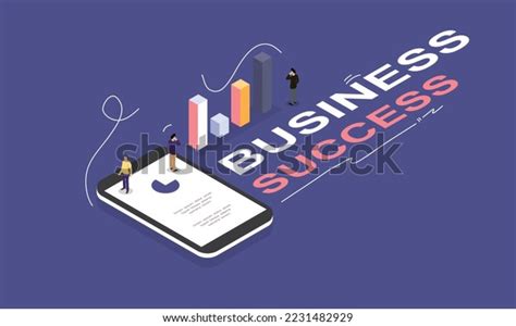 Business Analyst Isometric Flowchart Management Stock Vector Royalty