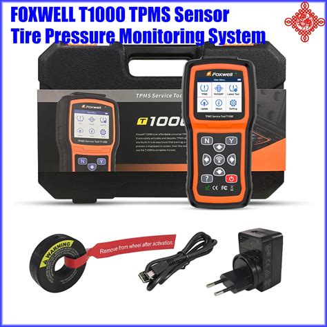 FOXWELL T1000 TPMS Sensor Relearn Tool Tire Pressure Monitor System