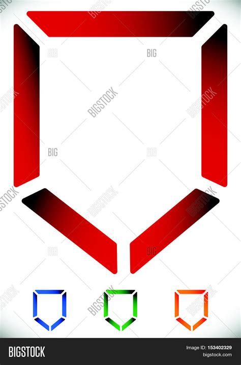 Contour Shield Icon 4 Vector And Photo Free Trial Bigstock