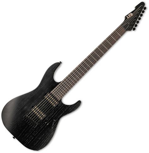 Esp Ltd Aw 7 Baritone Alex Wade Open Grain Black Muziker