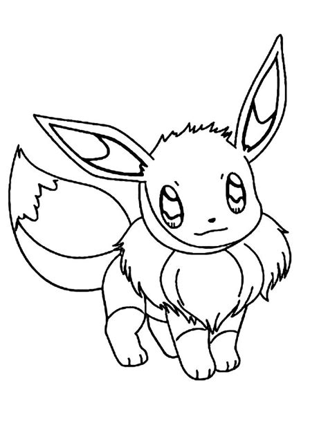 Eevee Printable Coloring Page Free Printable Pdf