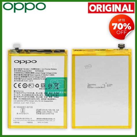 Original OPPO A73 Battery Model BLP631 3200mAh High Quality Phone Battery Perfect Flash