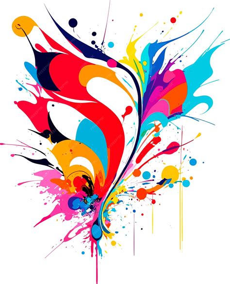 Premium Vector Splash Effect Illustrator Design