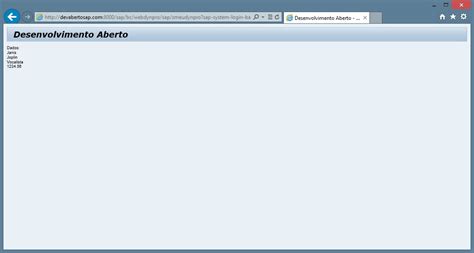 Sap Web Dynpro Validations Abap Desenvolvimento Código Aberto