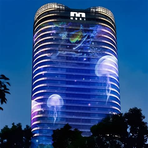 Architectural Projection Wall Projector Wall System 3d Video Mapping On