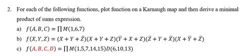 solved 2 for each of the following functions plot function