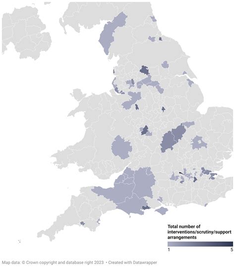 Lgc Intervention Map Scale Of Issues Revealed Local Government