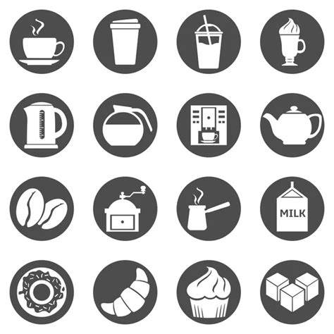 Coffee Shop Icons Stock Vector By ©nikiteev 66394387