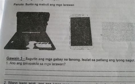 Ano Ang Ipinapakita Sa Mga Larawan Brainlyph