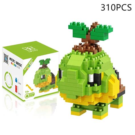 Micro Blocks 7064 8063 Pokemon Pikachu Charizard Eevee Mewtwo Anime