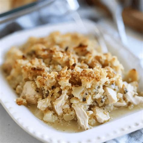 Easy Chicken And Stuffing Casserole Delicious Comfort Food