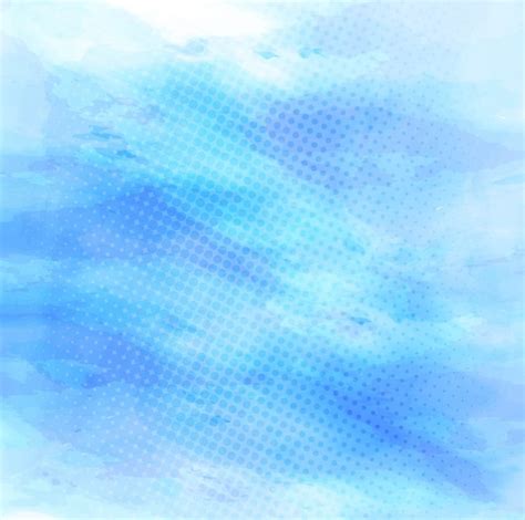 青い水彩の背景 無料のベクター