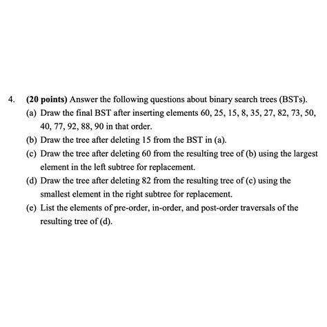 Solved 20 ﻿points ﻿answer The Following Questions About