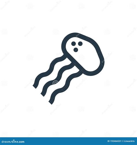 Jellyfish Icon In Cartoon Style Vector Illustration CartoonDealer
