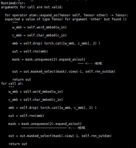 The Confusing Error Message About The Argument While Loading A Model
