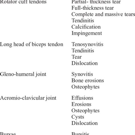 Acromioclavicular Joint With Effusion Lon Gitudinal View A Acromion Download Scientific