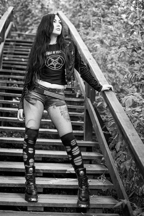 Metalheadfromslovakia Gothicgirls Wow Black Metal Girl Metal Girl