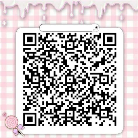 Cute Pink Qr Code Template