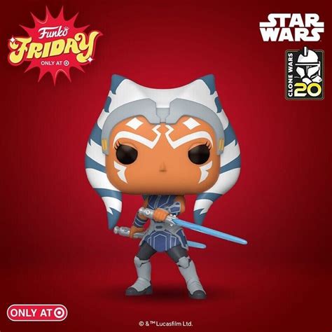Funko Pop Star Wars Ahsoka Tano Target Exclusive With Protector