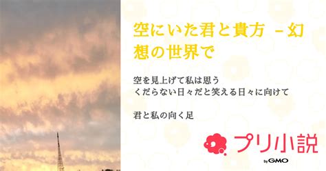 空にいた君と貴方 －幻想の世界で 全3話 【連載中】（りおさんの夢小説） 無料スマホ夢小説ならプリ小説 Bygmo