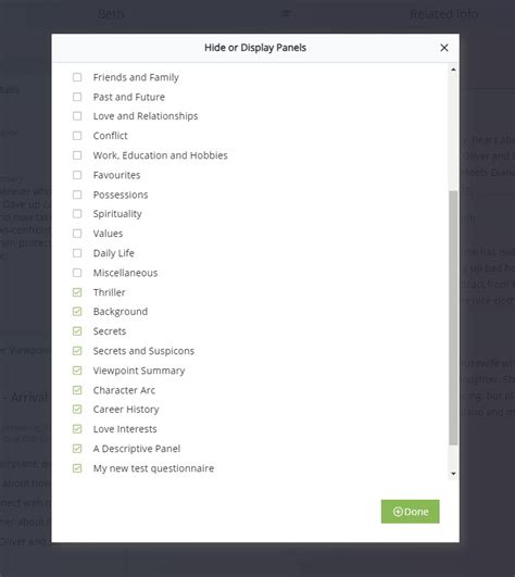Choosing Which Panels To Show Or Hide Novel Factory