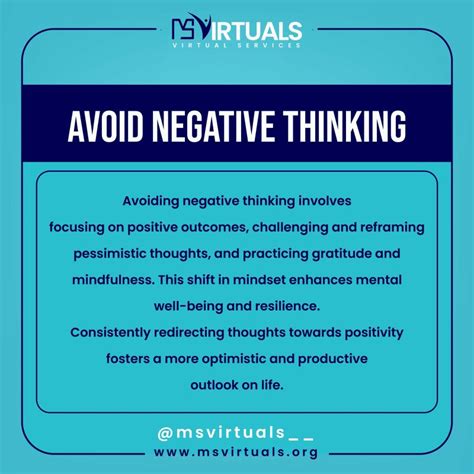How To Avoid Negative Thinking With Ms Virtual Amna Akhtar Posted On The Topic Linkedin