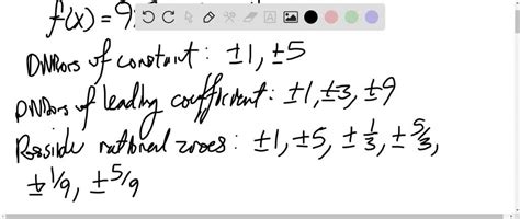 Finding The Zeros Of A Polynomial Function Find All The Zeros Of The