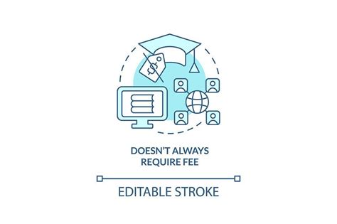 Doesnt Always Require Fee Icon In 2022 Icon Social Media Design
