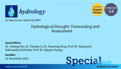 Hydrology：水文干旱——预测与评估 Mdpi 特刊征稿 知乎