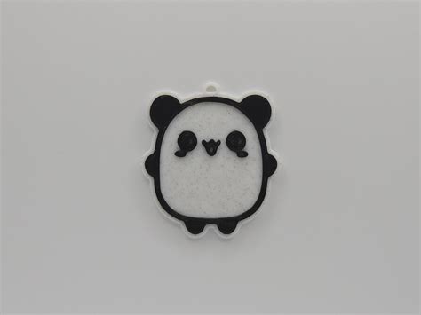 Cute Panda Keychain By Fc2m3d Download Free Stl Model
